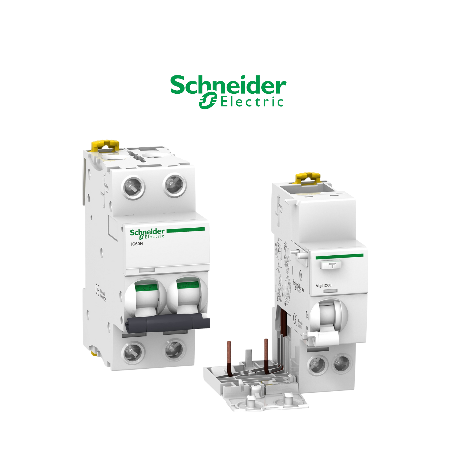 Disjoncteur iC60N - C20A - 2P - Vigi 30mA - courbe C | Proclus